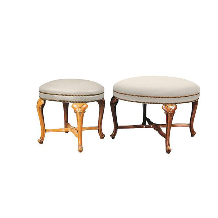 LOUIS XV TRANSITIONAL OVAL BENCH – William Switzer